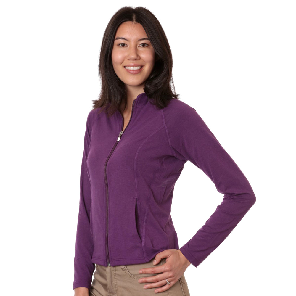 Nozone Lanai Sun Protective Full Zip Shirt for Women
