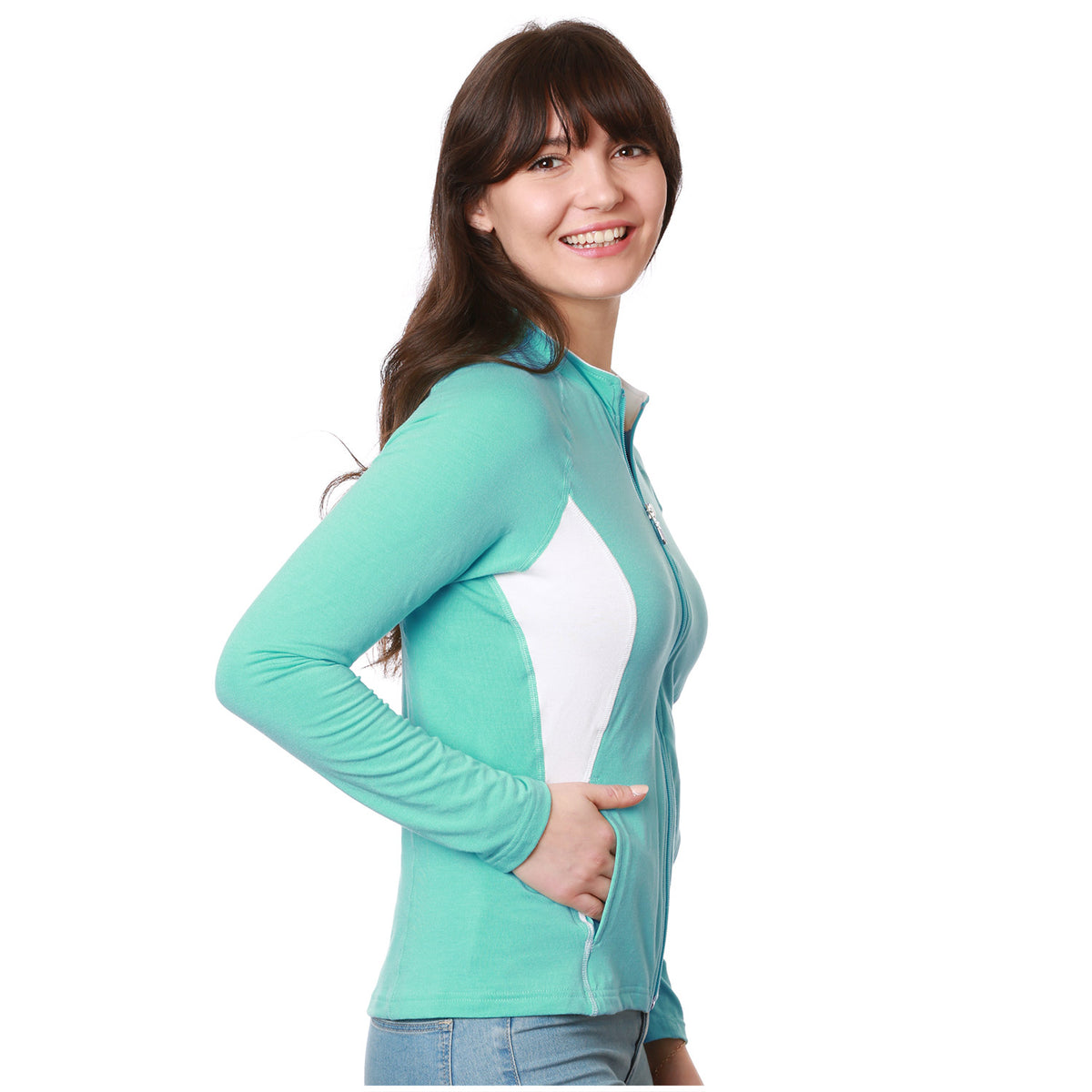 Nozone Lanai Sun Protective Full Zip Shirt for Women